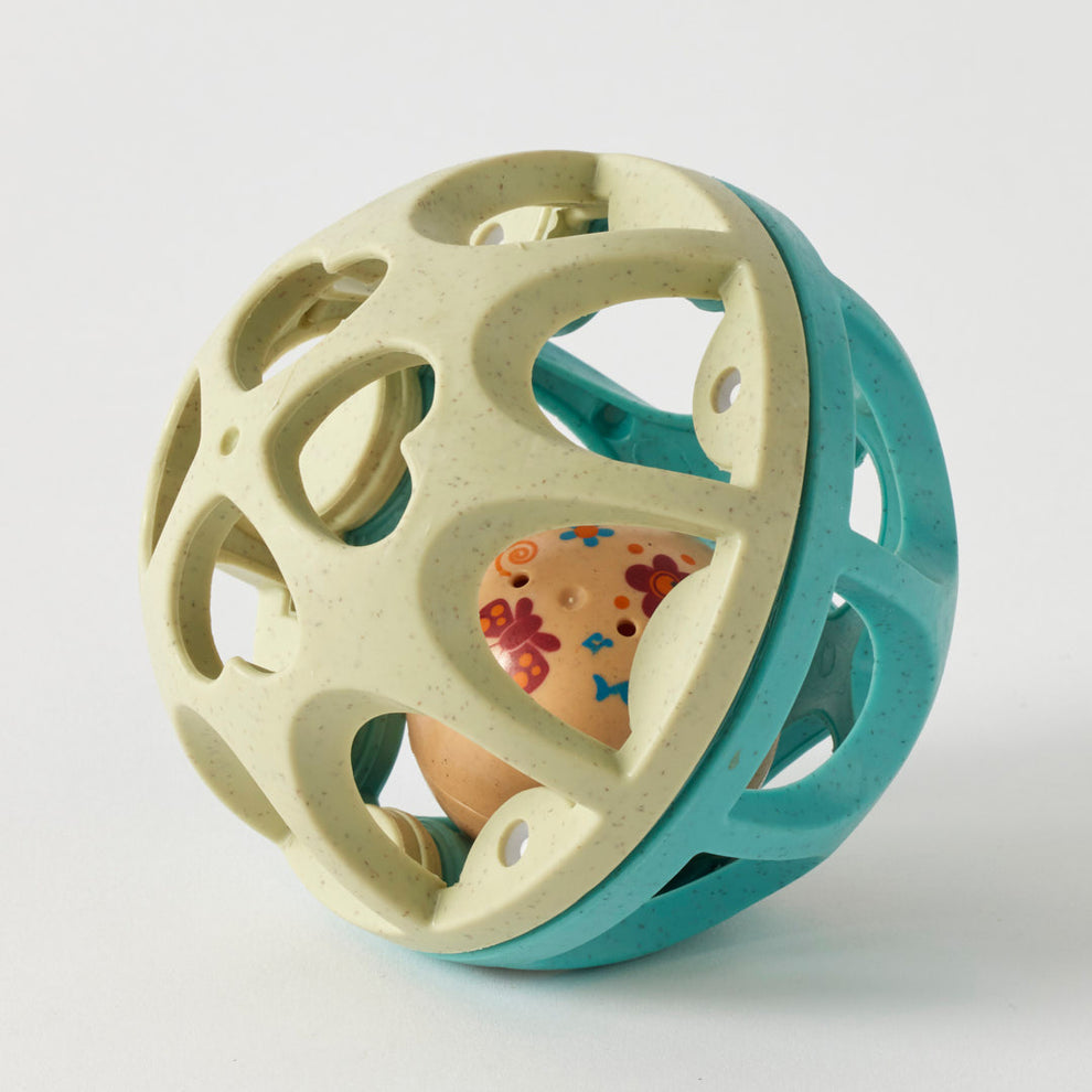 Ball Rattle- eco-friendly ball, baby sensory ball, interactive baby ...