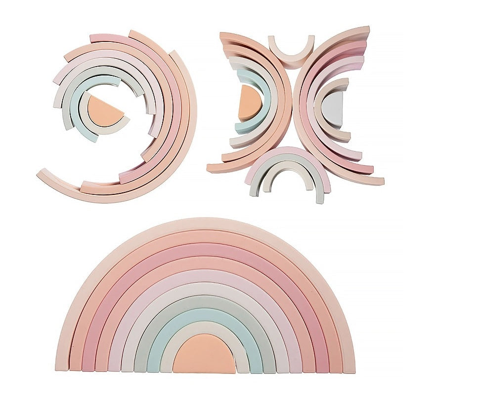 Rainbow Stacker - Pink – Dex & Lani Kids and Living